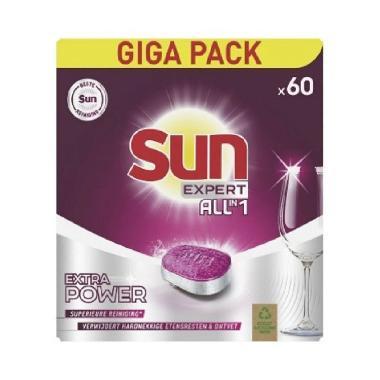 Sun Tabs All-in-1 Extra Power dishwasher tablets 60 pieces - Cleaning ...
