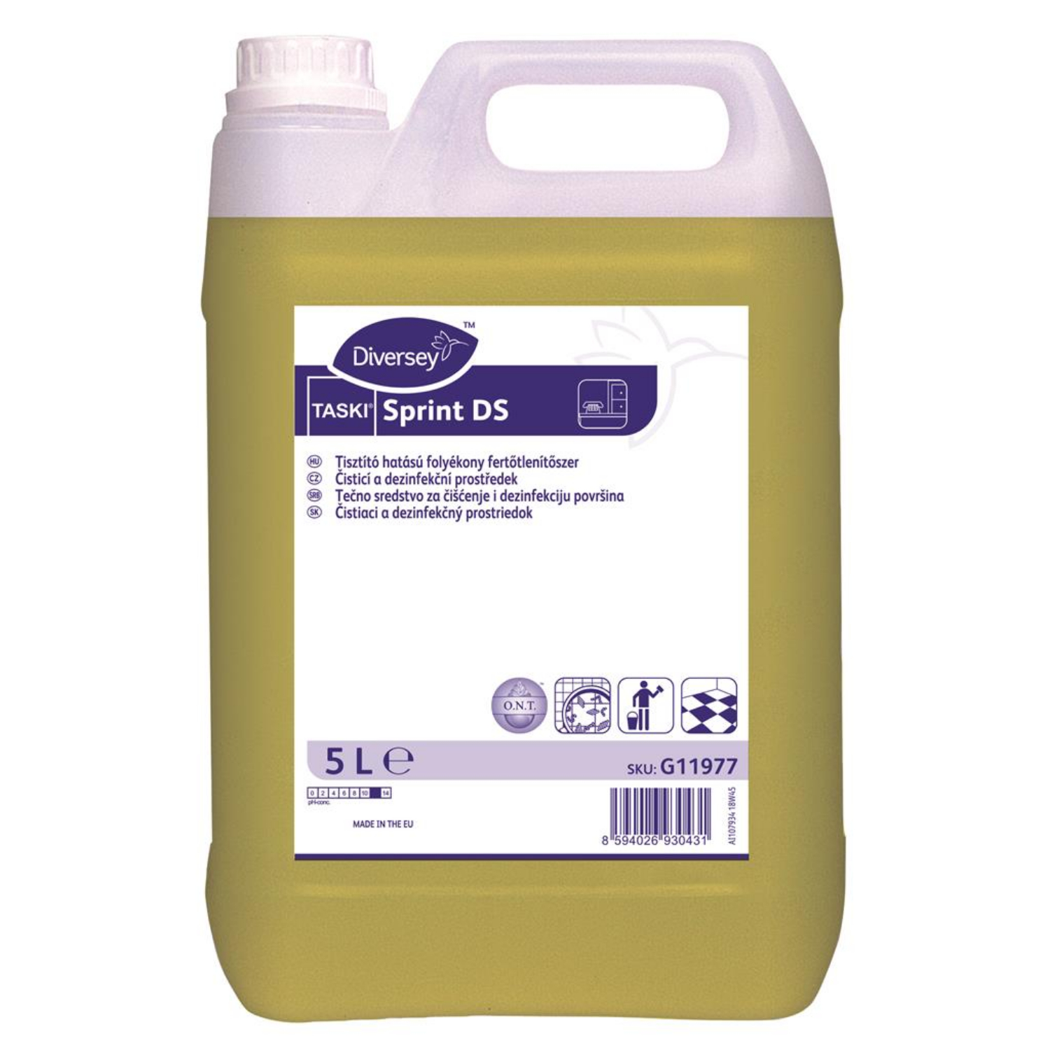 Diversey TASKI Sprint DS surface disinfectant&cleaner, 5L - Device ...