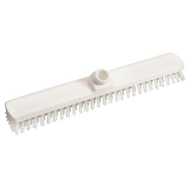 Haug 8890 Floor scrubbing brush, 40cm, PBT white with strong bristles ...