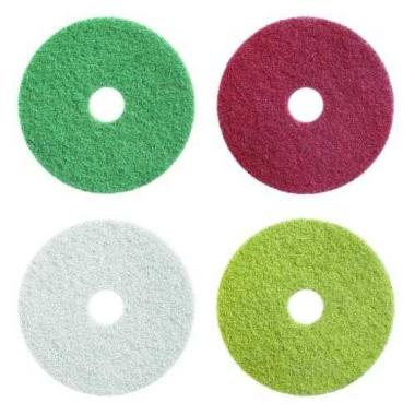 Diversey TASKI Twister Pad 17in/432mm scrubbing pad, red - Pads
