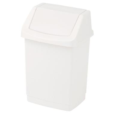 White tipping dustbin 50L, Click-it - Trash cans