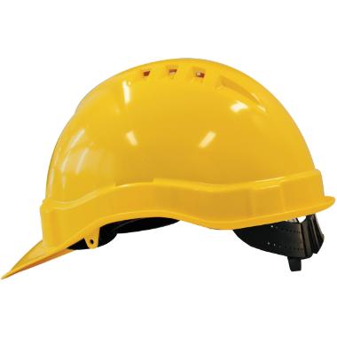 MJ 78-002 M-Safe MH6000 helmet with PE adjustable headband, yellow ...