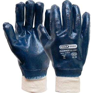 DISCONT.! MJ 50-020 M-Trile nitrile fully dipped cotton gloves - Dipped ...