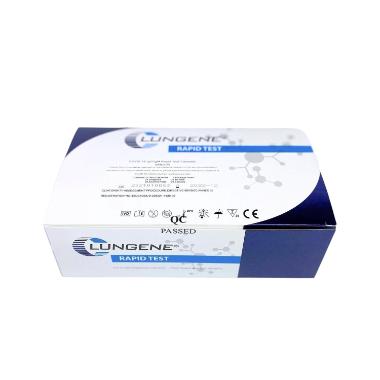 COVID-19 antigen rapid test, Clungene, nose and throat - First aid ...