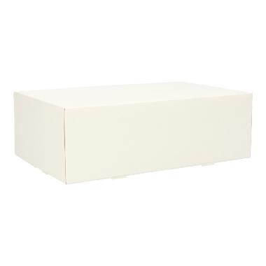 White Cake Box 240x160x80 mm – No Window