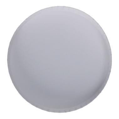 80mm White Glass Cover - Coaster & Drip Tray