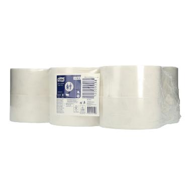 Toilet paper recycled 170 m x 10 cm 2-ply white T2 Tork Advanced ...