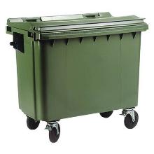 Container : groen - op wieltjes - 660 lt - Containers