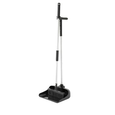 Ramassette avec manche et brosse caoutchouc noir - Pelles à déchets et ...