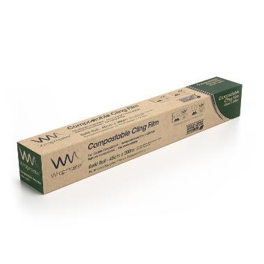 Film alimentaire compostable 45cm x 200m 9-11µ Wrapmaster - Films de ...