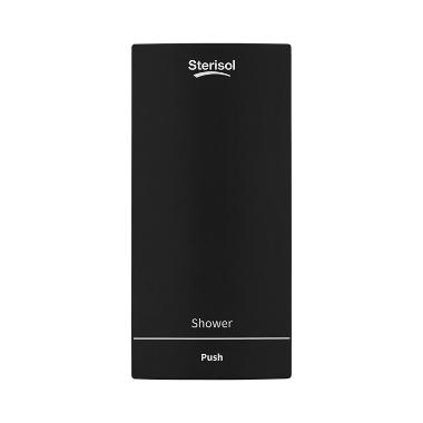 Dispenser badzeep zwart 375ml Slim Ecoline - Dispensers voor vloeibare zeep