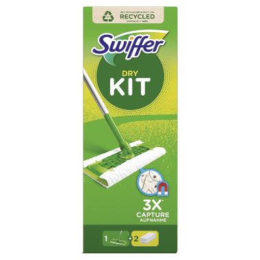 Swiffer balai starter kit avec 2 lingettes - Balayage et Dépoussiérage