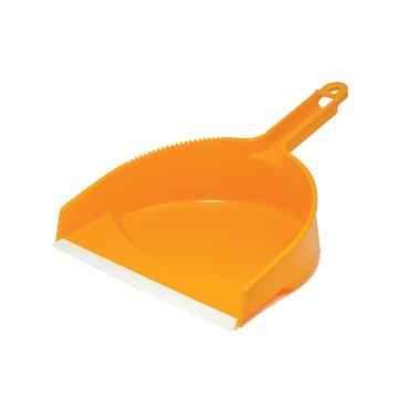 Ramassette avec bord orange "hygienic" - Balayage / Dépoussiérage