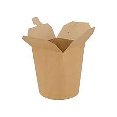 Ravier : carton - brun - rabats - sans poignée - 920 cc - 500 pc - Raviers