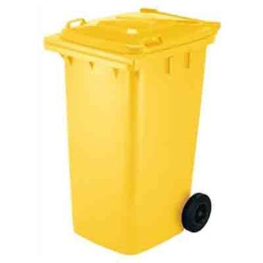 Container : jaune - sur roues - 240 lt - Containers