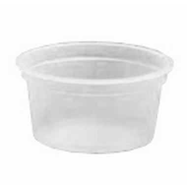 Ravier : rond - transparent - ps - 25 cc - Ø 53 mm - 1000 pc - Raviers