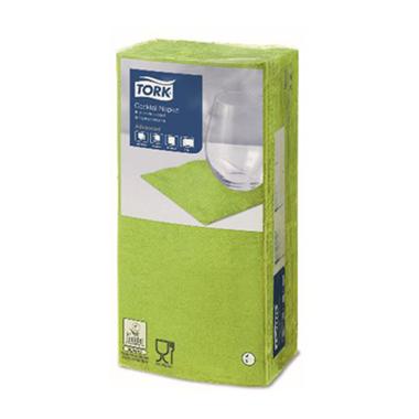 SERVET TORK COCKTAIL LIME 24X24CM 2LGS 1/4 (12X200) - Tafelservetten ...