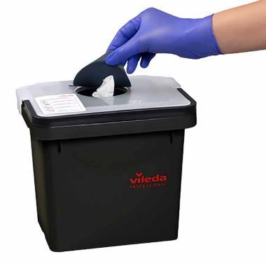 Dispenser spand SafePlus maxi firkantet m/låg Sort - Cleaning