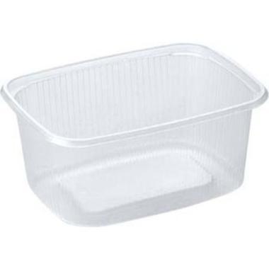 Salad bowl Fix Pack 500 ml 146x110x54 mm Square PP Clear - Salat cups ...