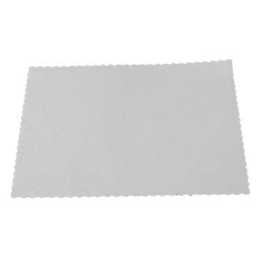 Dish paper 29x38 cm square embossed white - Cake dish paper